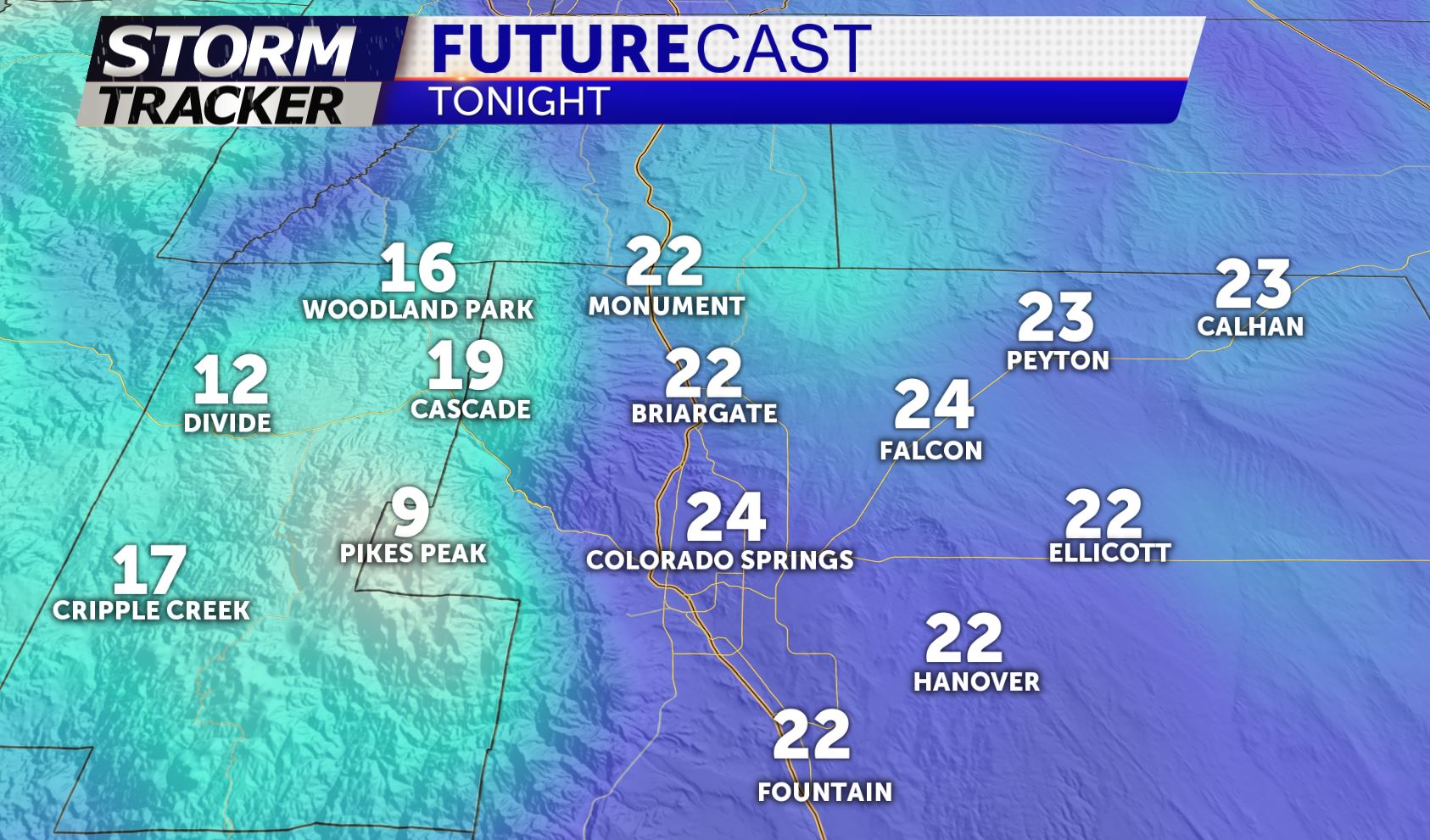 Snow ends tonight then freezing temps | KRDO